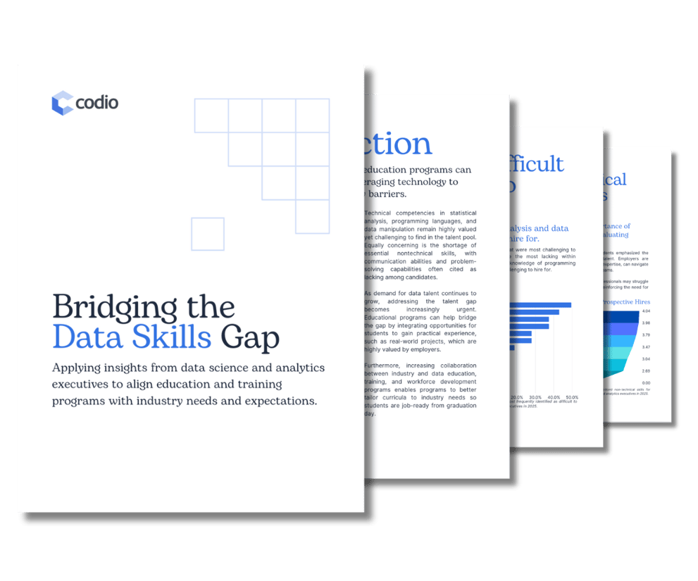 Bridging the Data Skills Gap | Codio White Paper