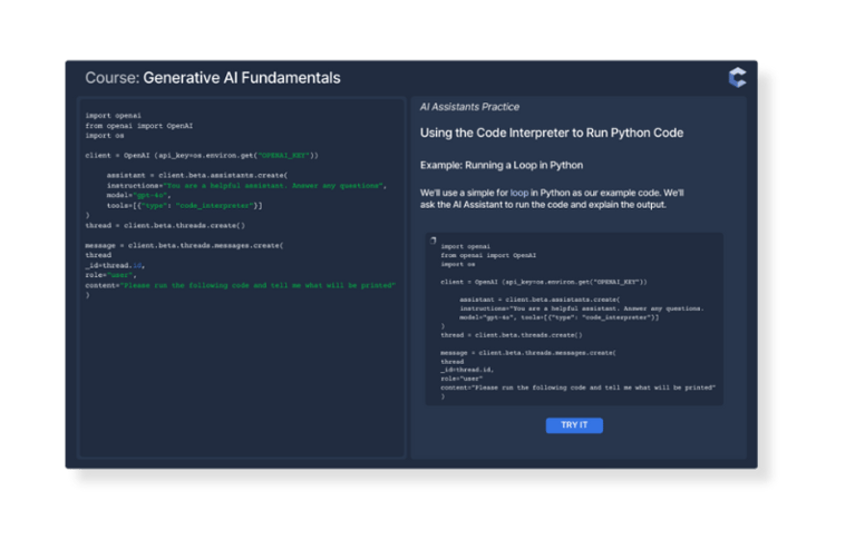 Generative AI Courseware & Curriculum Content | Codio