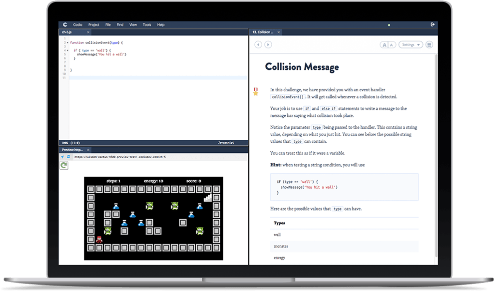 Computational Thinking Game by Codio
