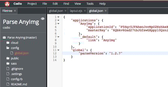 Support for Parse Integration and Deployment