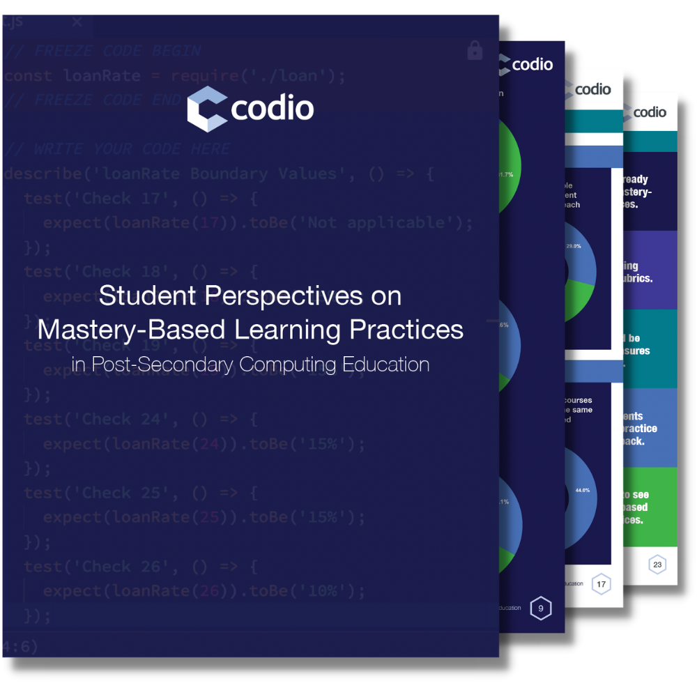 Student Perspectives on Mastery-Based Learning Practices | Codio