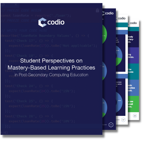 Student Perspectives on Mastery-Based Learning Practices | Codio